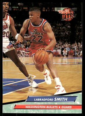 1992-93 Ultra #190 LaBradford Smith Washington Bullets | eBay