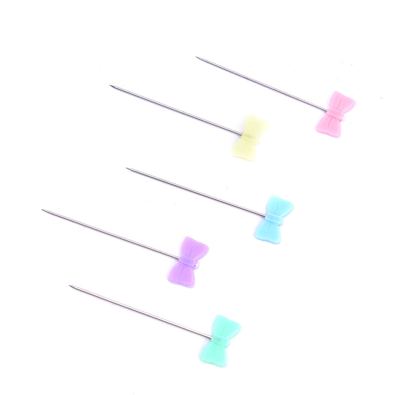 50PCS Bottons Patchwork Pins Needles Flower Sewing Pins Positioning ...