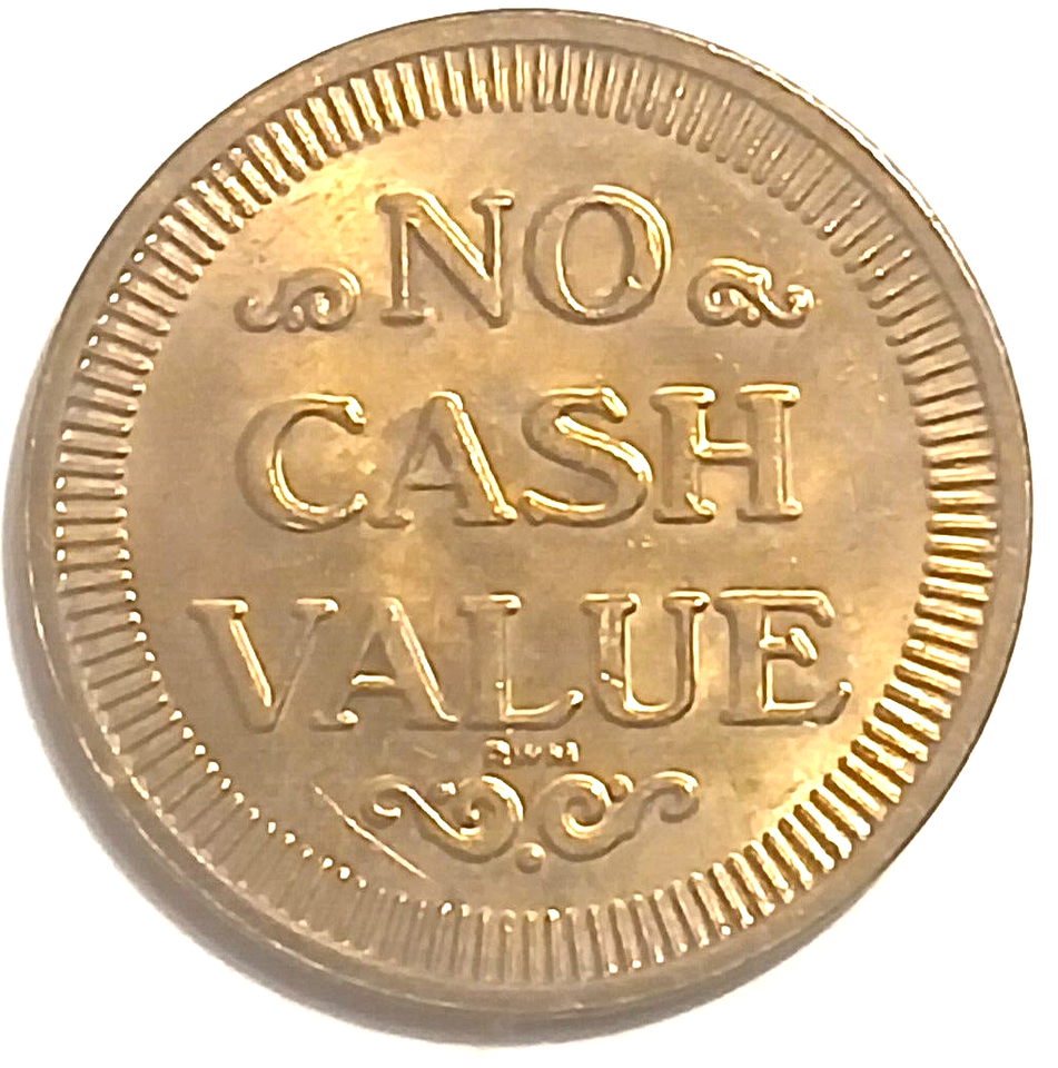 Air-Serv Your Tire Inflation Specialist Token Complimentary Air Brass ...