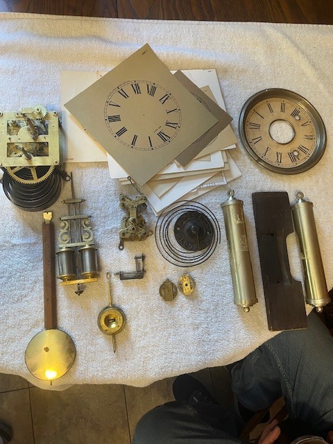 Misc Antique Clock Parts- all in good condition | eBay