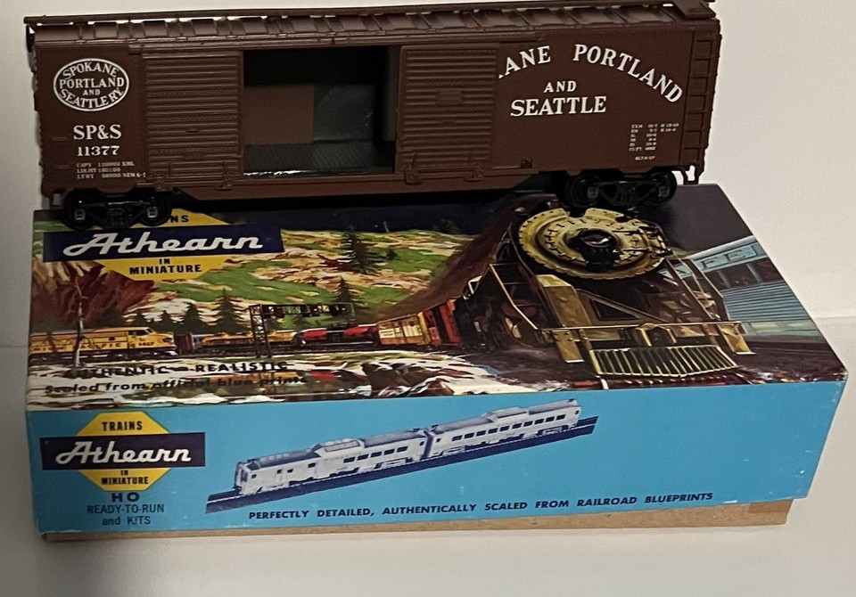 athearn blue box freight car Spokane Portland And Seattle 1210 | eBay