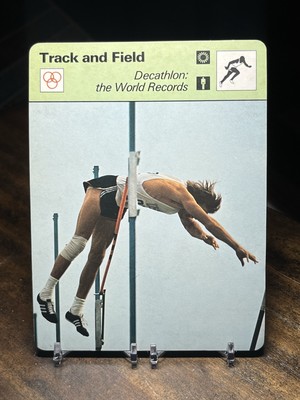 Sportscaster Card Track and Field “Decathlon: the World Records” Bruce ...