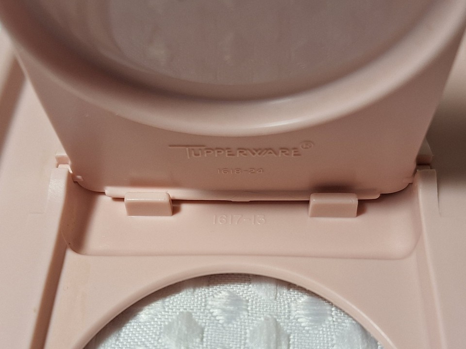 Tupperware Replacement Modular Mates Flip Top Pour Lid Pink Oval #1617 ...