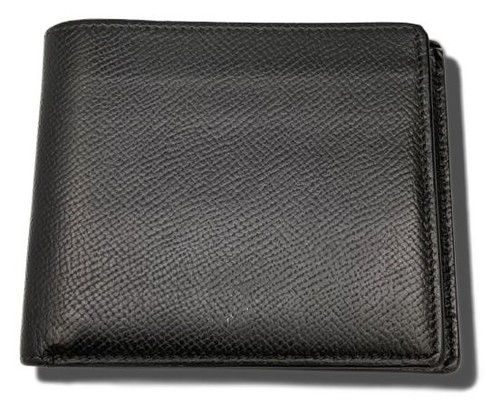 dunhill Bi-Fold Wallet Black Wallet Authentic Men D:0.59” H:3.54” W:4. ...