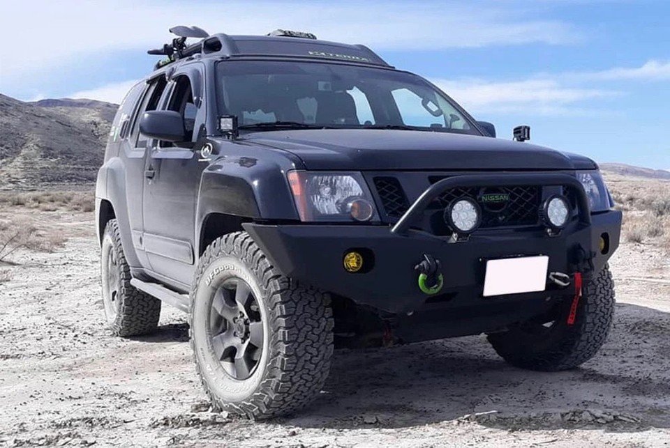 For Nissan Xterra 09-15 Front Bumper Trail Series Full Width Black ...