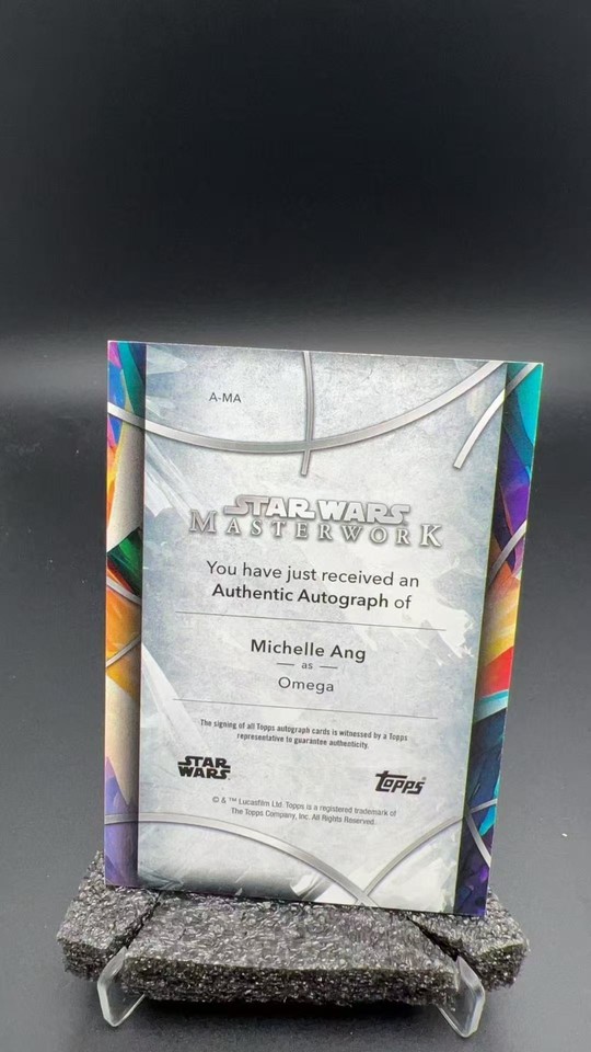 2024 Topps Star Wars Masterwork Michelle Ang AS Omega Auto A-MA #11424 ...