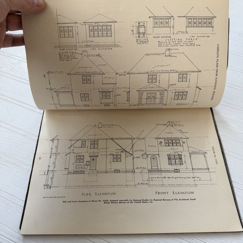 1923 Architectural Plan Book ASHSB Kelly Lumber Springfield Kentucky KY ...