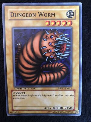 Yu-Gi-Oh Yugioh DUNGEON WORM MDP2-EN018 Common Limited Ed NM/M | eBay