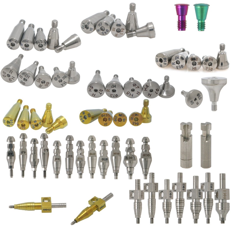 US Hiossen Dental Mini/Regular Locator/Healing Abutment Analog Transfer ...