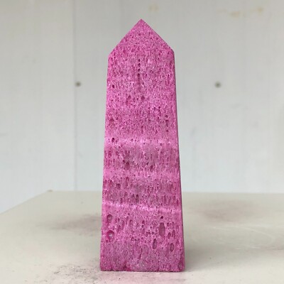 190g Natural Red Corundum Mineral Spirits Ruby Wand Point Quartz ...