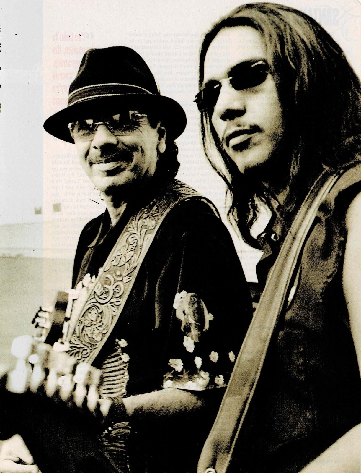 HENRY GARZA & CARLOS SANTANA - Music Print Ad Photo - 2006 | eBay
