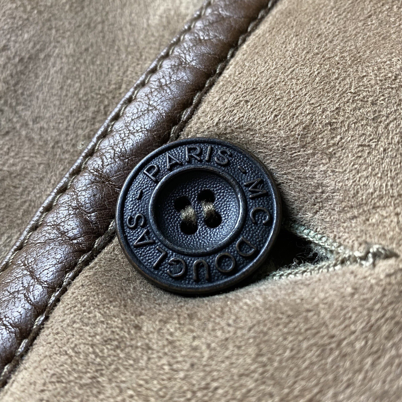 Vintage Mc Douglas Paris Genuine Sheepskin Fur Lined … - Gem