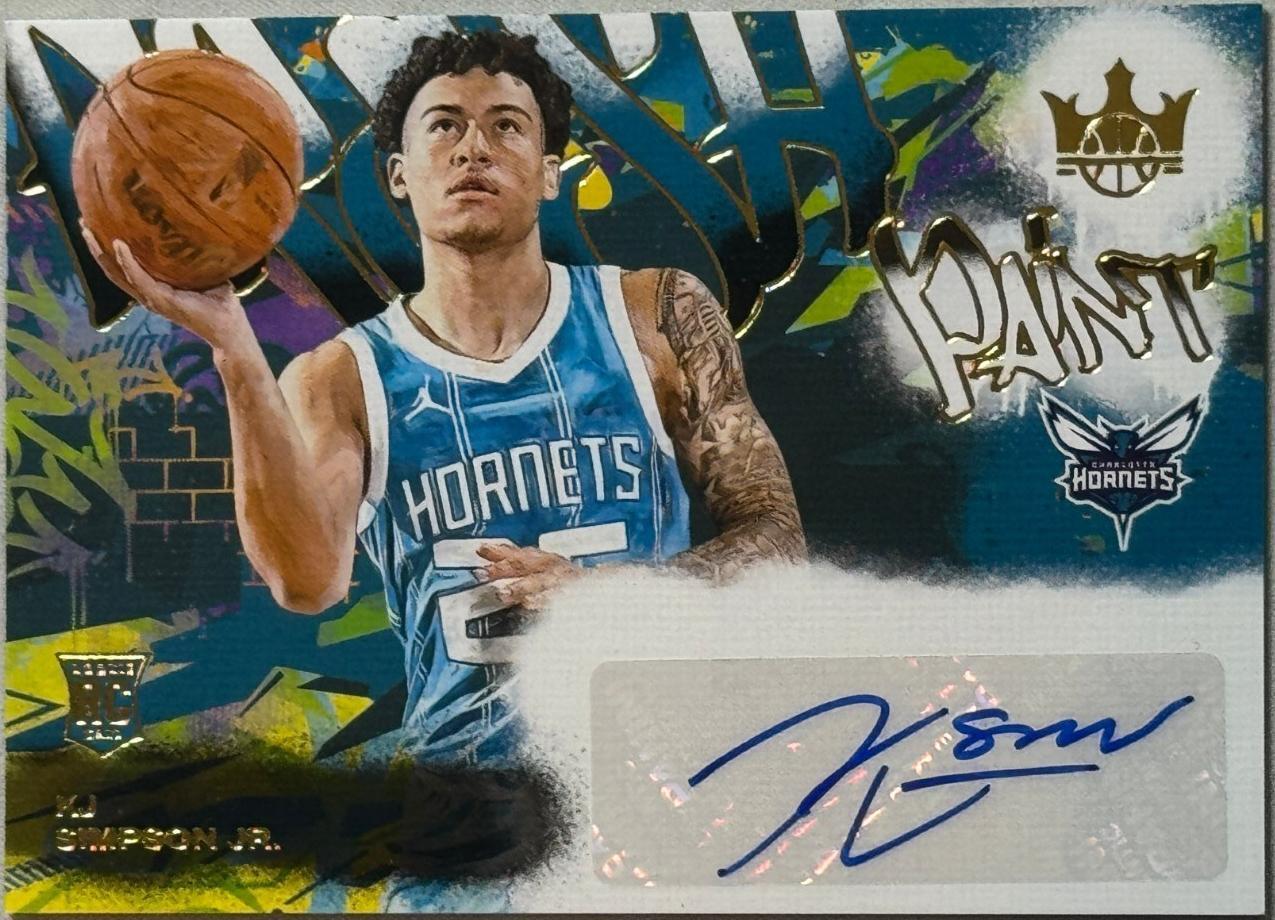2024-25 Panini Court Kings - Fresh Paint KJ Simpson Jr. #FP-KJS /125 ...