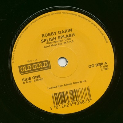Bobby Darin - Splish Splash - Queen Of The Hop (7inch, 45rpm, SC ...