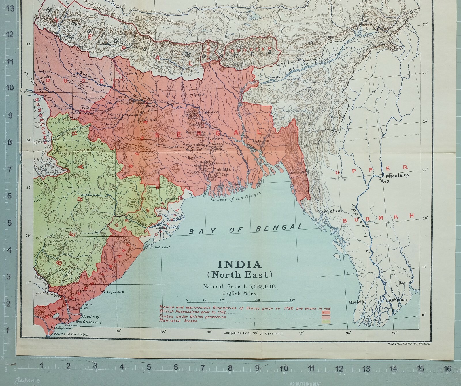 Bengal Map Before Partition