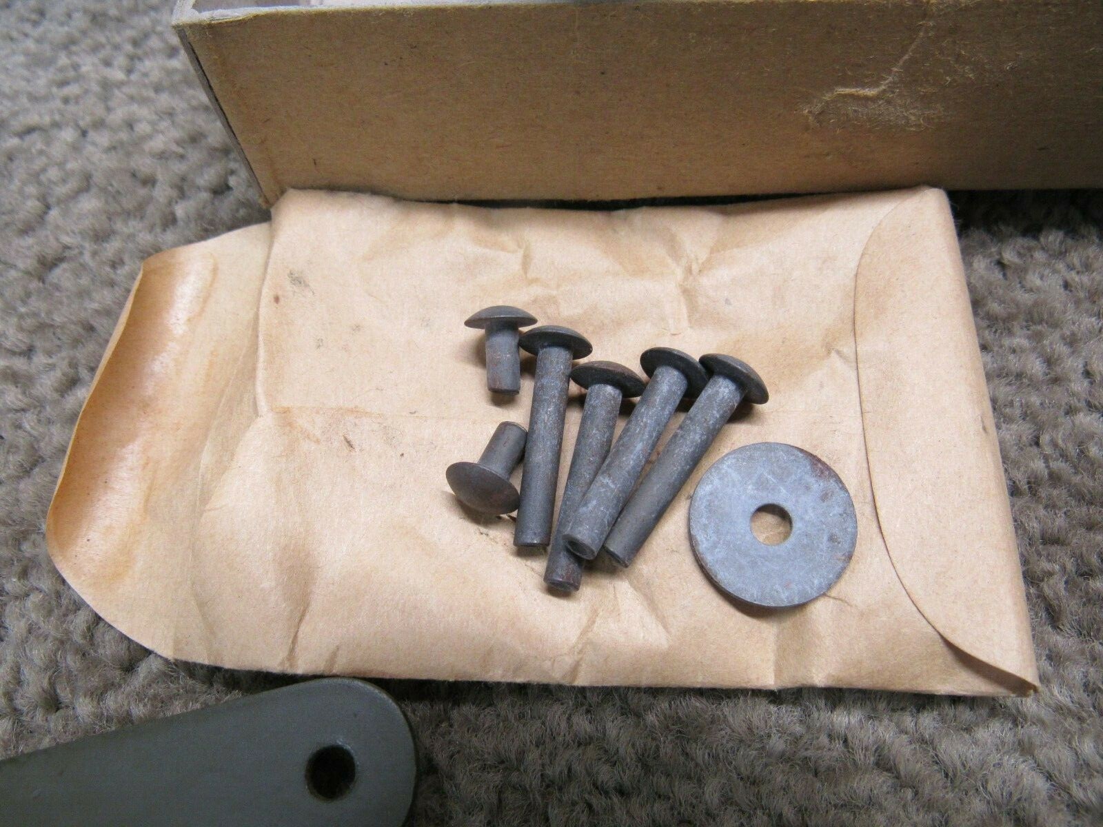 WW2 US Military Trunk Footlocker Lock W/ All Hardware 1943 Eagle Lock ...