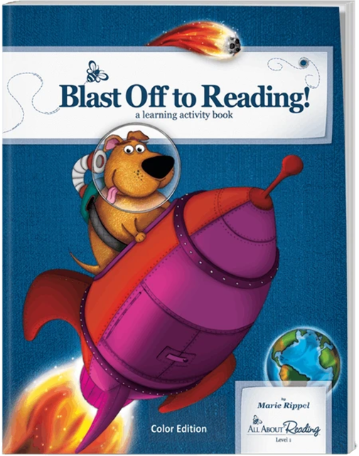 Blast off to Reading a Learning Activity Book Color Edition 103a for ...