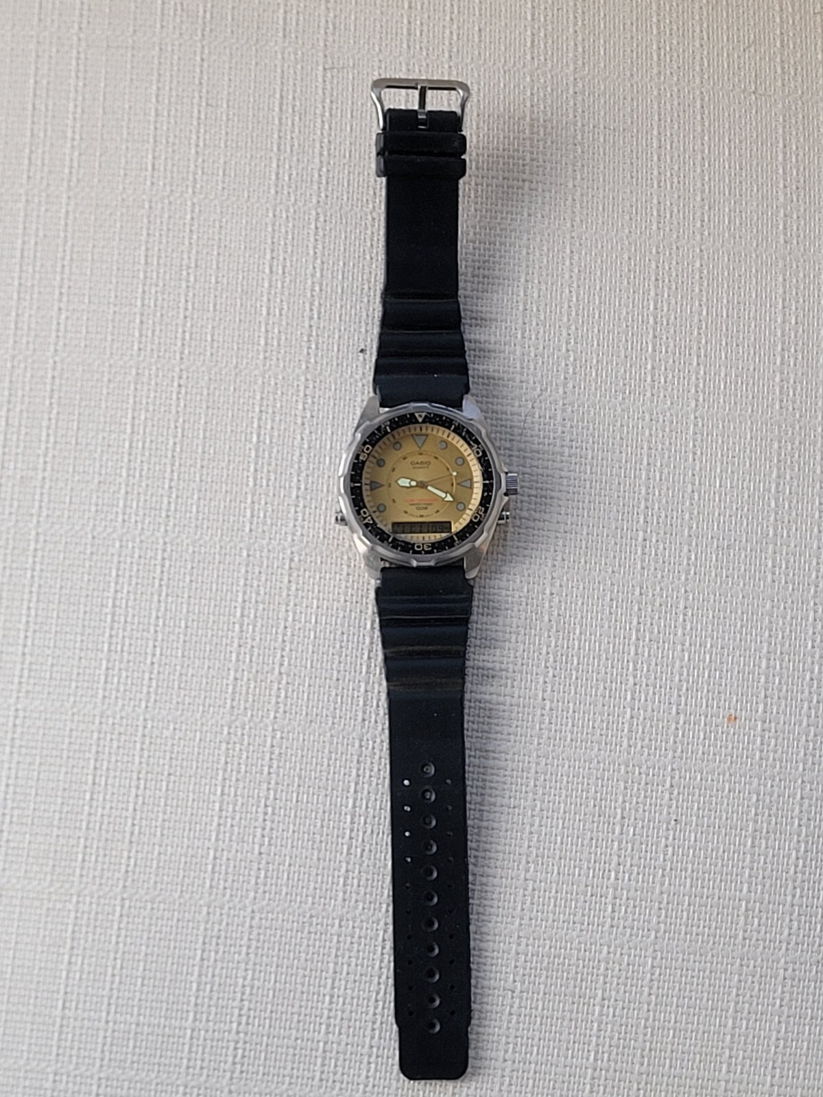 Casio Marine Gear Alarm Chronograph Diving Watch AMW320 Amw320d for ...