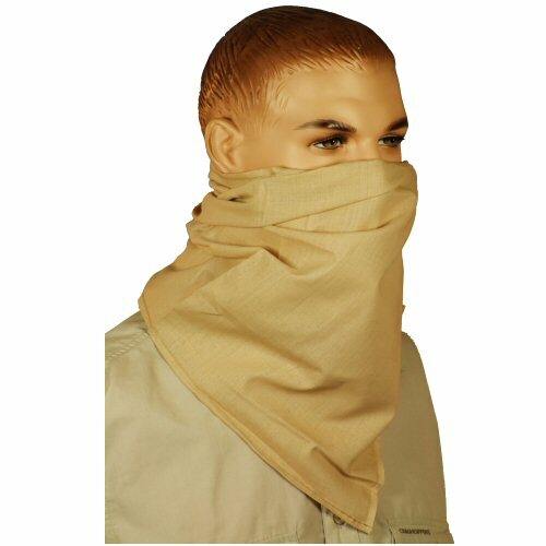 3pc 100% Cotton Army Issue Desert Sand Face Cloth Neckerchief Sweat Rag ...
