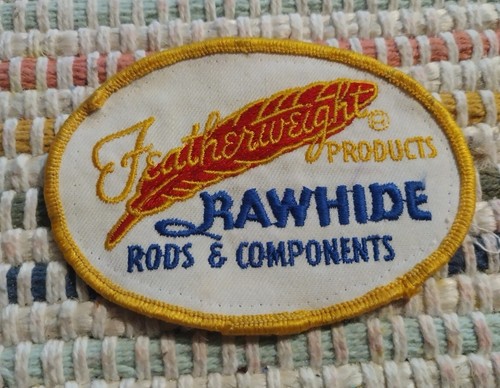 Featherweight Products Rawhide Rods & Components Oval Advertising Patch ...