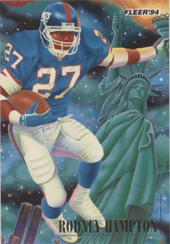 1994 Fleer - Pro-Vision Rodney Hampton #1 Jumbo for sale online | eBay