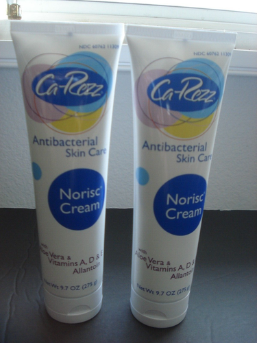 Ca-Rezz Norisc Antibacterial Skin Cream 9.7 oz Each Pack of 2 Expiraton ...