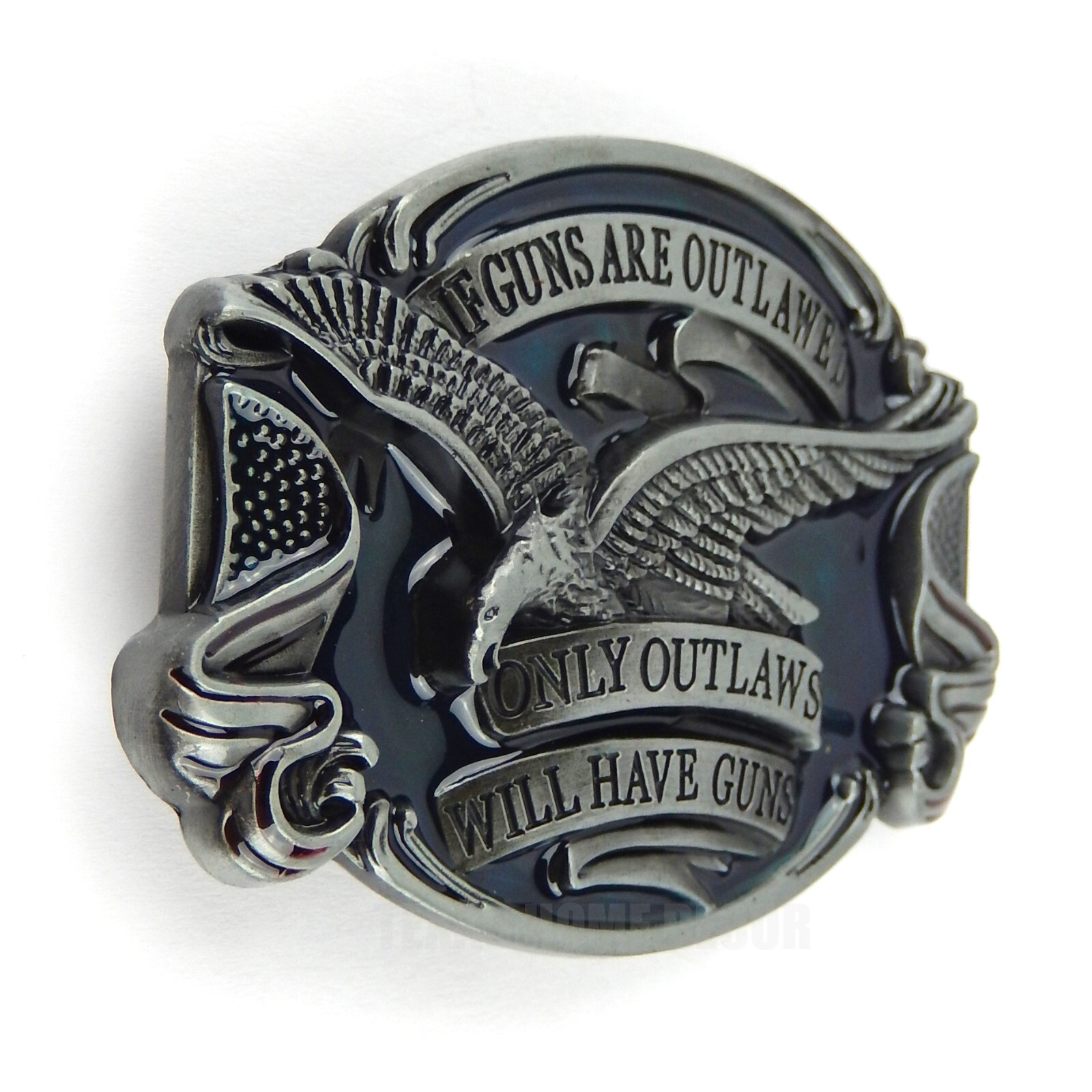 Guns Belt Buckle "If Guns Are Outlawed Only Outlaws Will Have Guns ...