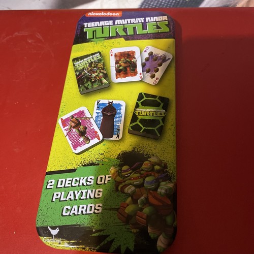 TMNT Teenage Mutant Ninja Turtles: Nickelodeon 2 Decks Of Playing Cards ...
