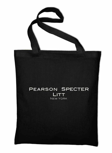 Pearson Specter Litt Sac En Toile Fan De Suits Logo Sac En Jute | eBay