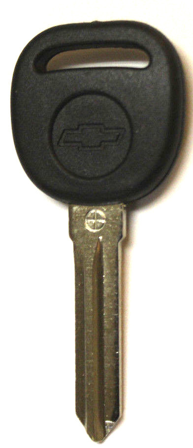 NEW UNCUT CHEVROLET TRANSPONDER CHIP IGNITION KEY B111-PT W/Chevy Bow ...