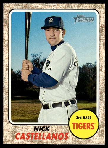 Nick Castellanos 2017 Topps Heritage #209 Detroit Tigers 25894 Baseball ...