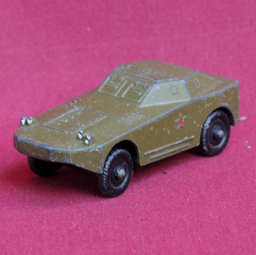 Old USSR Toy BTR-40 BRDM-1 Diecast Model Vintage Soviet Army Red STAR ...