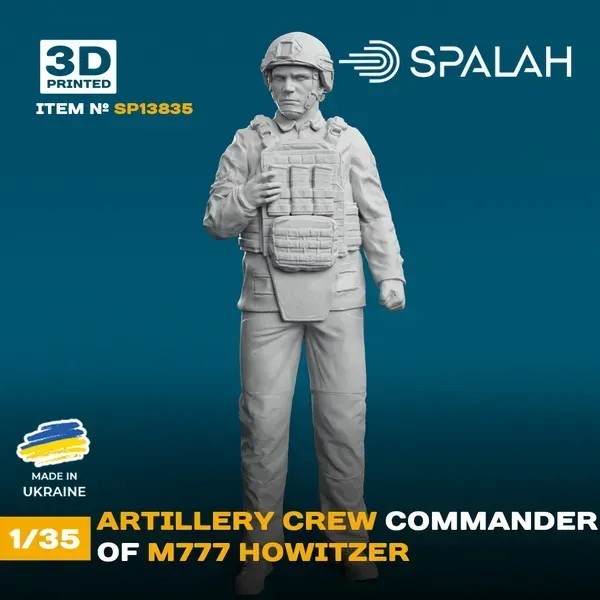 SPALAH 1/35 Artillery Crew Commander of M777 Howitzer | eBay