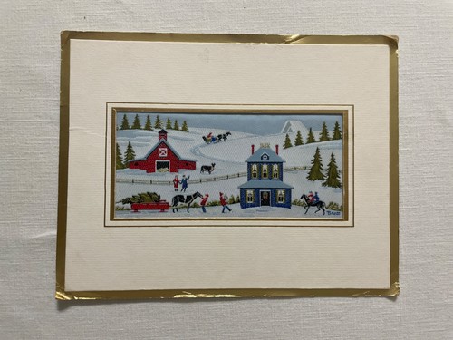 Brett Collection jacquard tapestry, Old Fashioned Christmas” | eBay