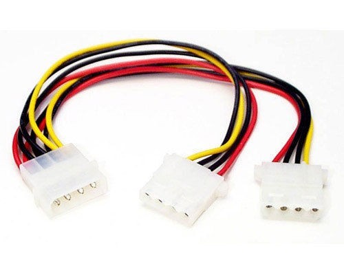 "NEW" 4 x PACKS MOLEX, LP4 Y POWER SPLITTER COMPUTER, PC. | eBay