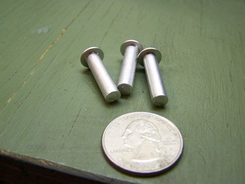 Solid aluminum aircraft round head rivets 1 pound 7/32 x 3/4 long 3/8 ...