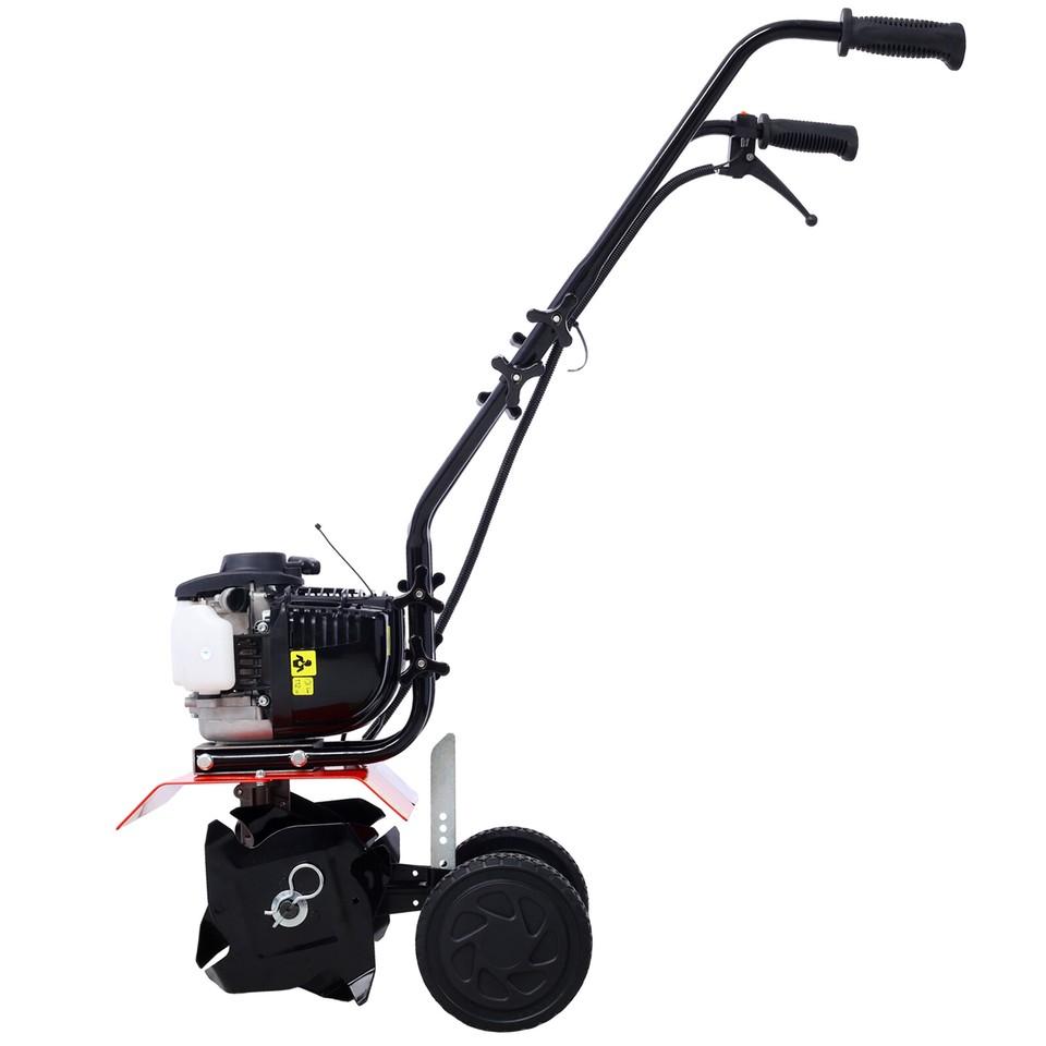Mini Tiller Cultivator 37.7cc 4-Stroke Viper Engine Gas Powered 9000RPM ...