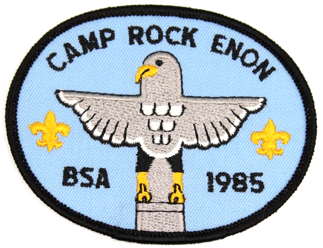 1985 Camp Rock Enon Shenandoah Area Council Patch Boy Scouts BSA ...