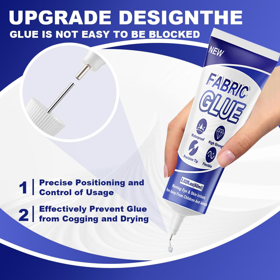 Fabric Glue Mighty Mend it Fabric Glue Permanent Clear Washable ...
