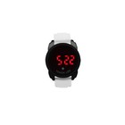 Unisex Watch SNEAKERS Digital XL Touch Screen LED Alarm Silicone | eBay