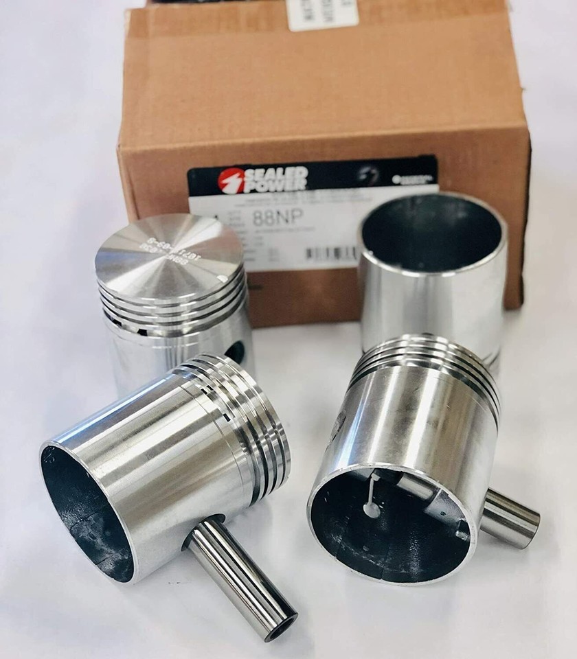 SEALED POWER Pistons/4+RINGS for 1941-1973 Jeep Willys 134 L-head+F ...