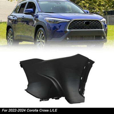 New Front Driver Side Bumper Cover For 2022-2024 Toyota Corolla Cross ...
