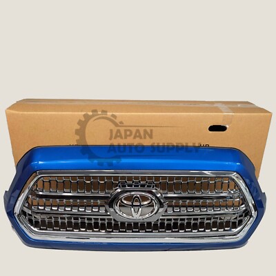OEM GENUINE TOYOTA 16-17 TACOMA TRD SPORT BLAZING BLUE 8T0 GRILLE 53100 ...