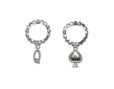 Queen Of Spade Toe Rings Hotwife BBC Cuckold Swinger Fetish Jewellery ...