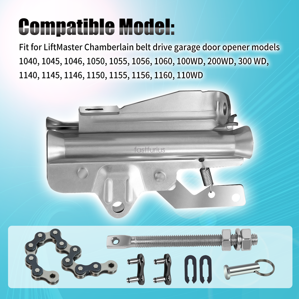 41A3489 Garage Door Openers Complete Trolley Assembly Chain Drive For ...