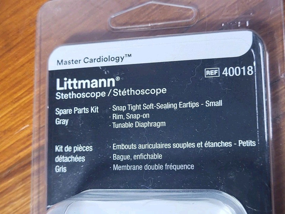 Littmann 40018 Master Cardiology Spare Parts Kit Gray Genuine 3M | eBay