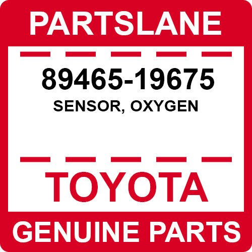 89465-19675 Genuine OEM Toyota Sensor Oxygen 8946519675 for sale online ...
