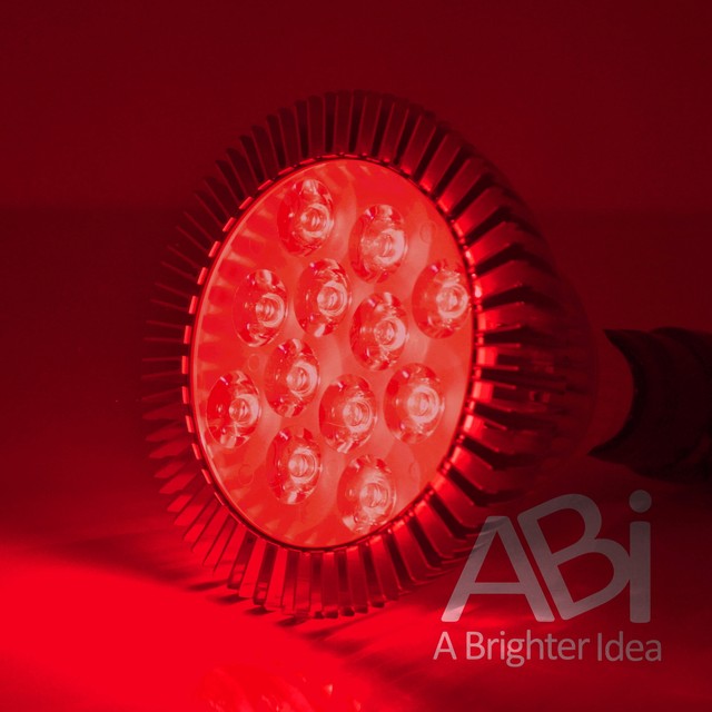 ABI 12w Deep Red 660nm LED Bloom Booster Grow Light Bulb for Flowering ...