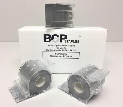 Compatible for Konica SK-703, SK703 (Staple Cartridge Refills - 3 Pack ...
