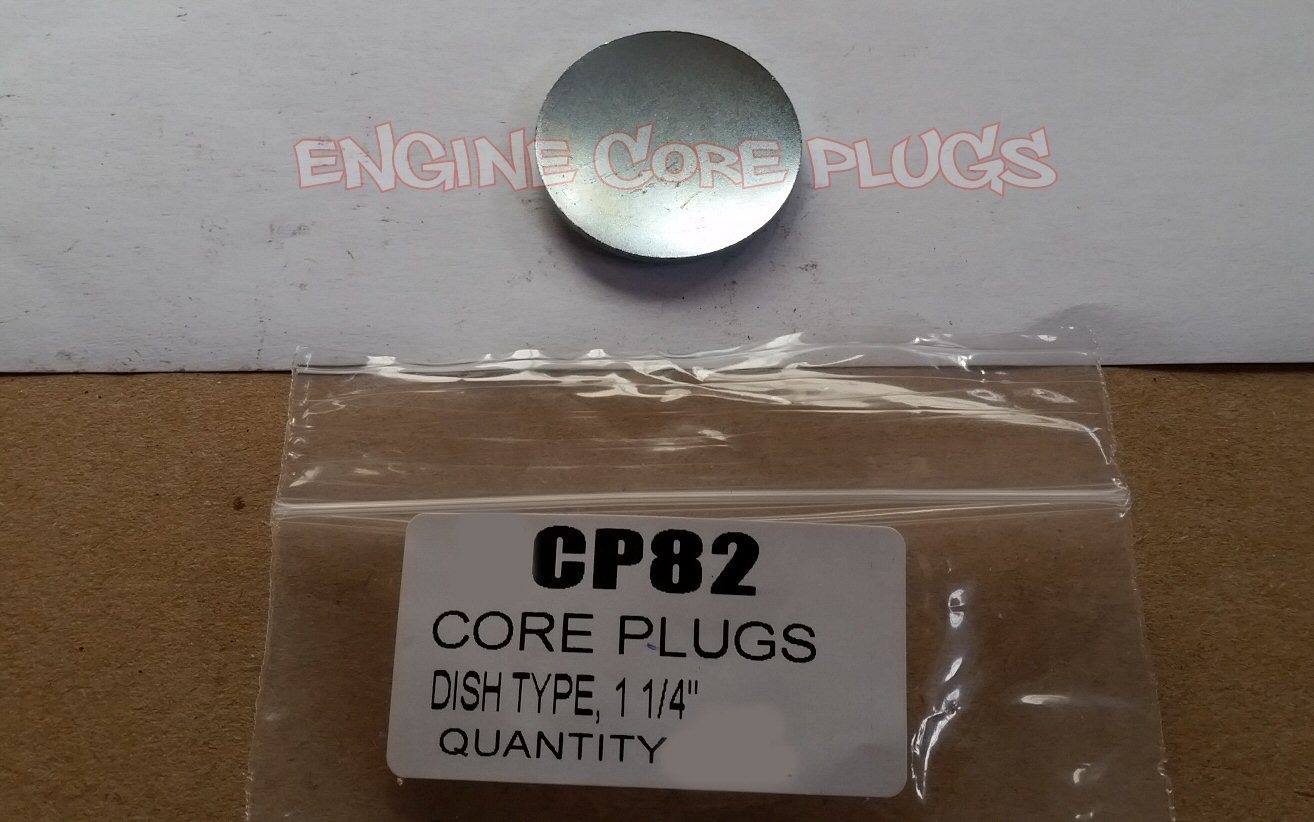 1 1/4" Dish type core plug | Freeze plug | Expansion | Frost | Welch ...